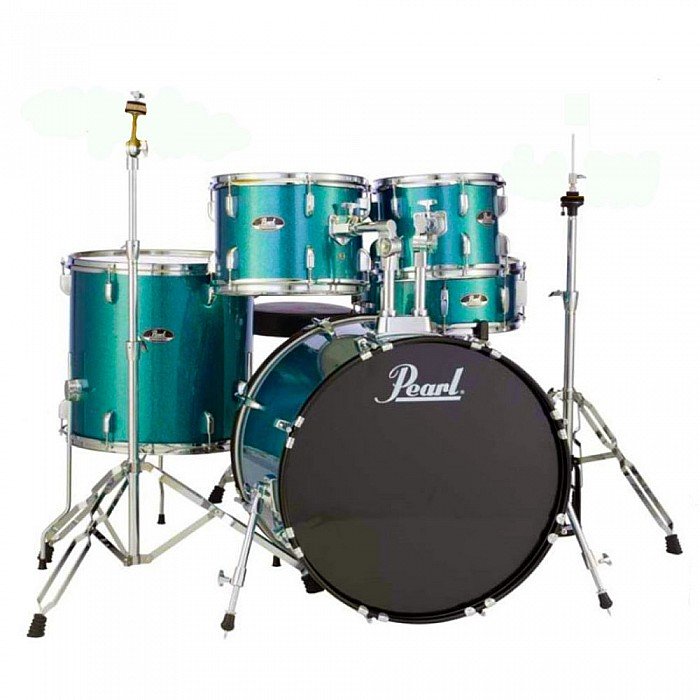 Jual Pearl Roadshow RS525SB/C 5 Piece Drum Set, No Cymbals ...